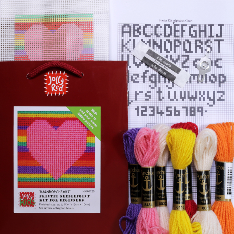 Rainbow Heart | Jolly Red