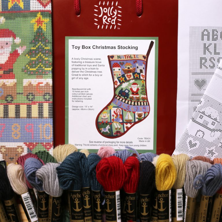 Toy Box Stocking | Jolly Red